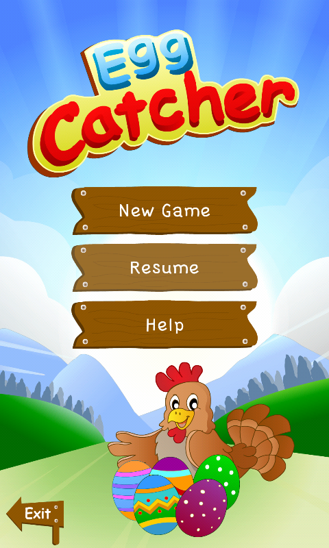 Aplicación Egg catcher en Amazon Appstore