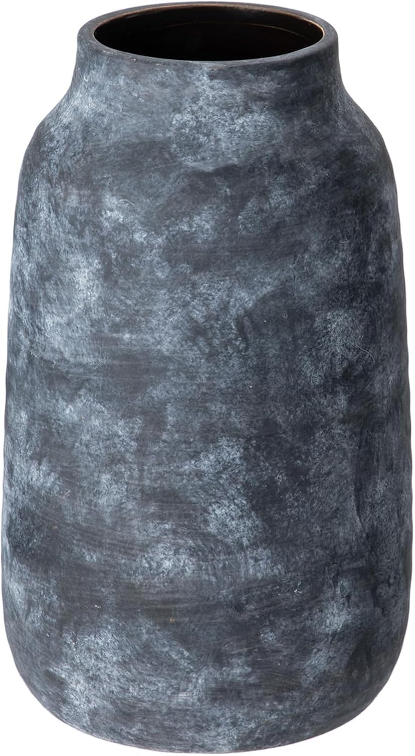 Arborus Large Rustic Ceramic Vase,LightSlateGray Farmhouse Flowers Vase ...