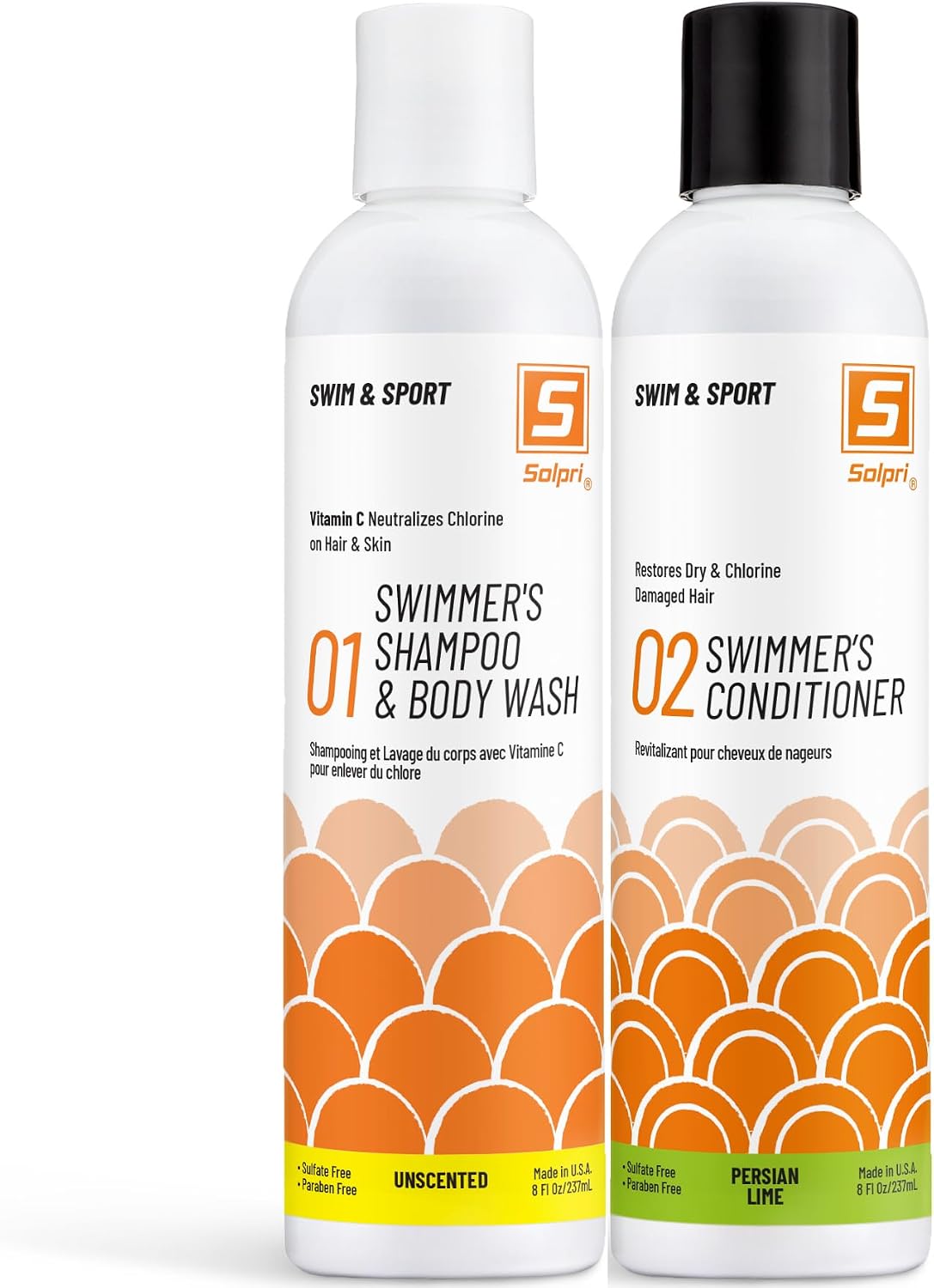 Solpri Swimmer's Anti Chlorine Shampoo Body Wash & Conditioner with ...