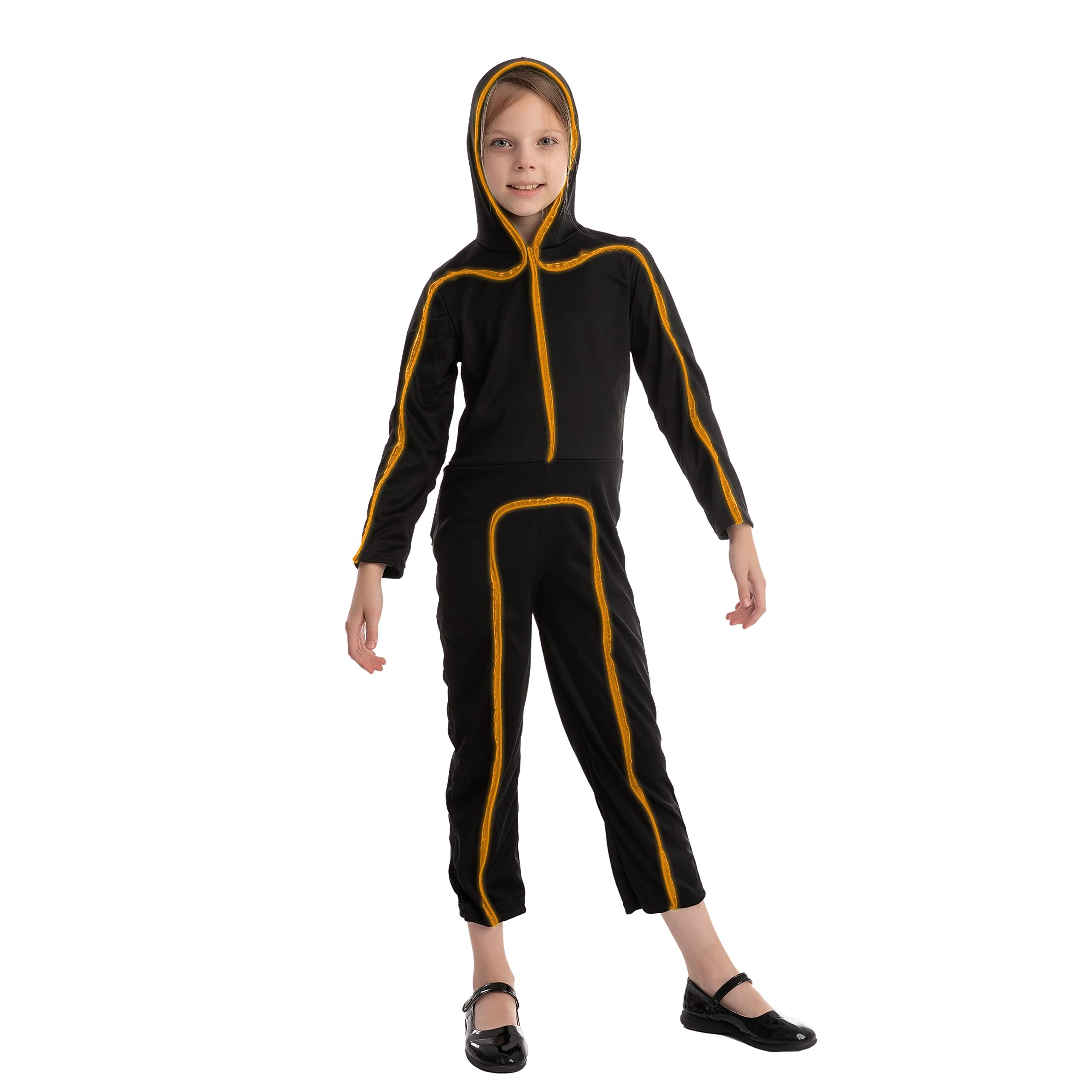Spooktacular Creations Child Unisex LED Light Up Stick Figure Costume ...