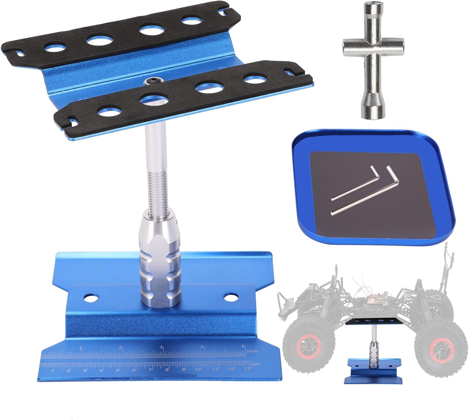 Amazon.com: Kimapeso RC Car Stand Repair Workstation Portable RC Work ...