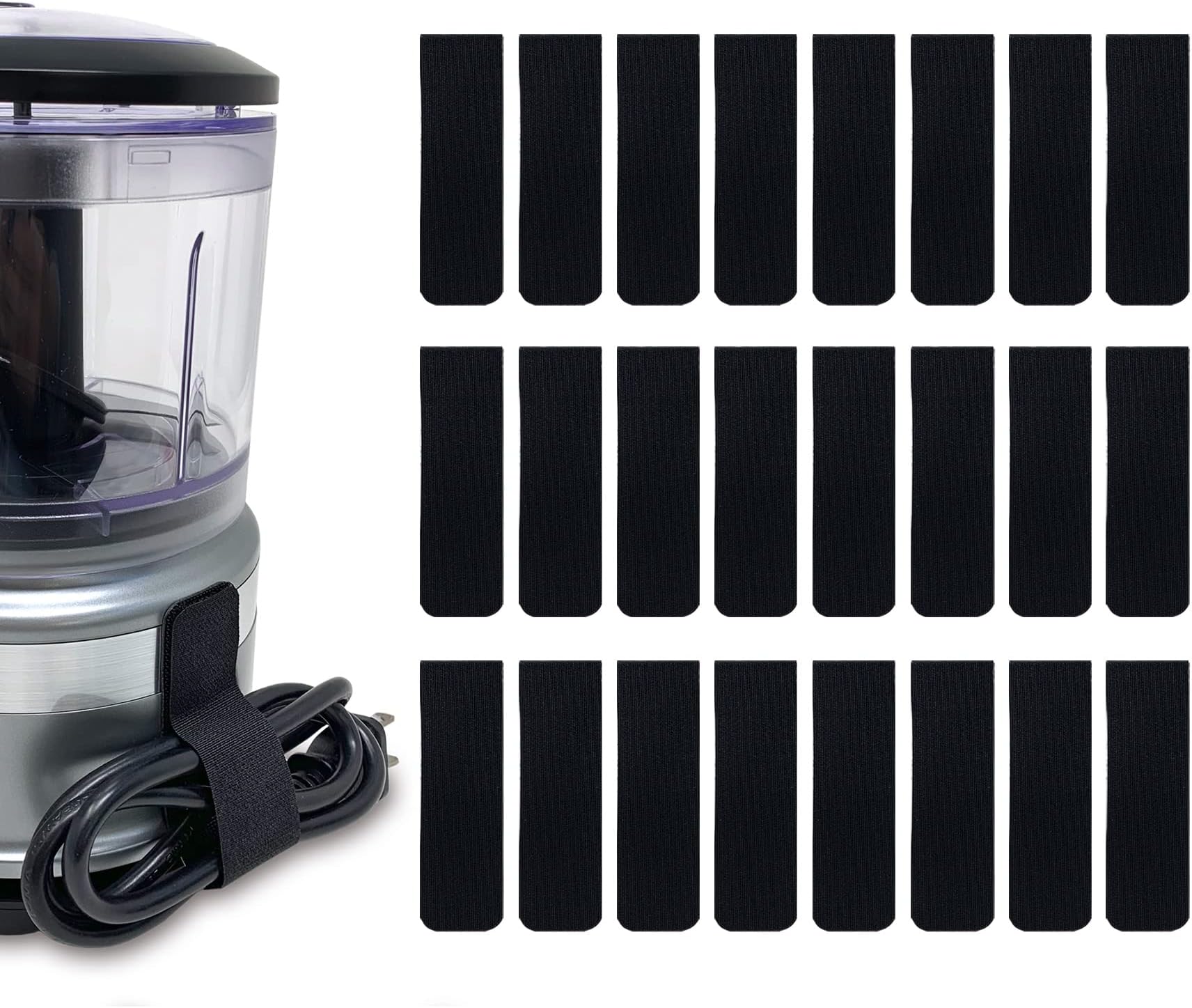 Amazon.com: Cable Clams by Wrap-It Storage - 3" (24-Pack) Black - Cord ...