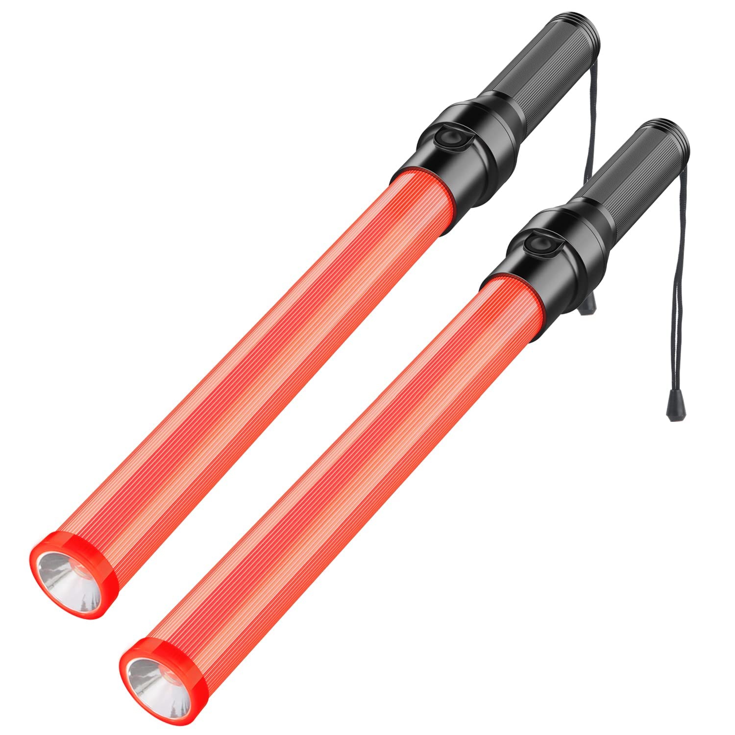 RoadHero 2 Pack Traffic Batons, 21 Inch Led Traffic Control Baton ...