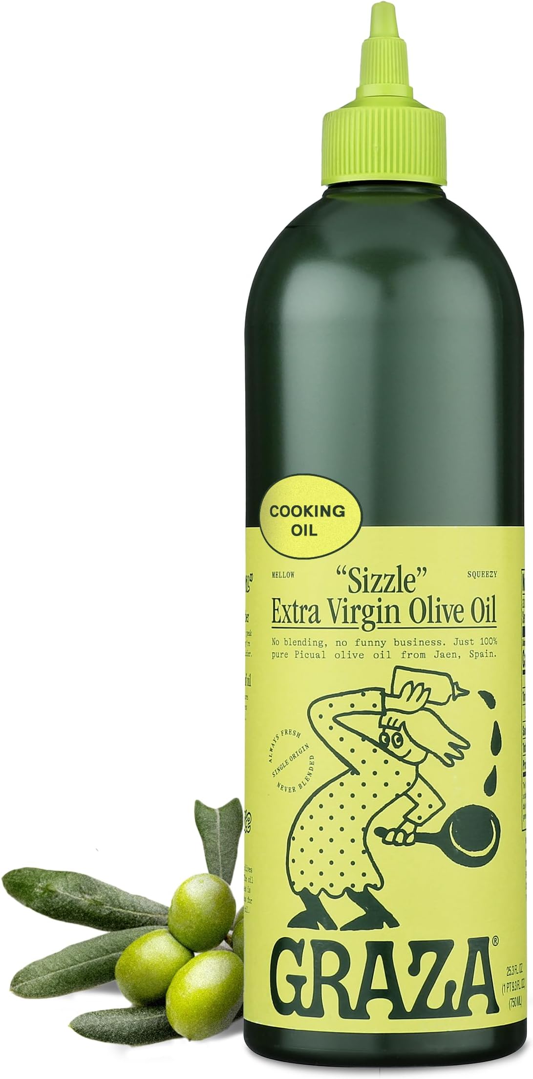 Amazon.com : Graza Sizzle Extra Virgin Olive Oil, Cooking Oil - High ...