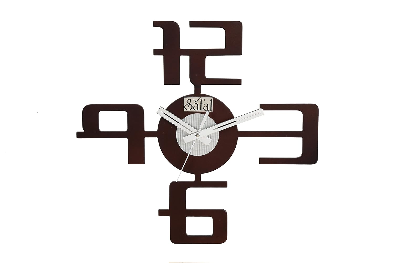 Buy Safal 4-Figured Classy Designer MDF Wall Clock (30 cm x 30 cm x 6 ...
