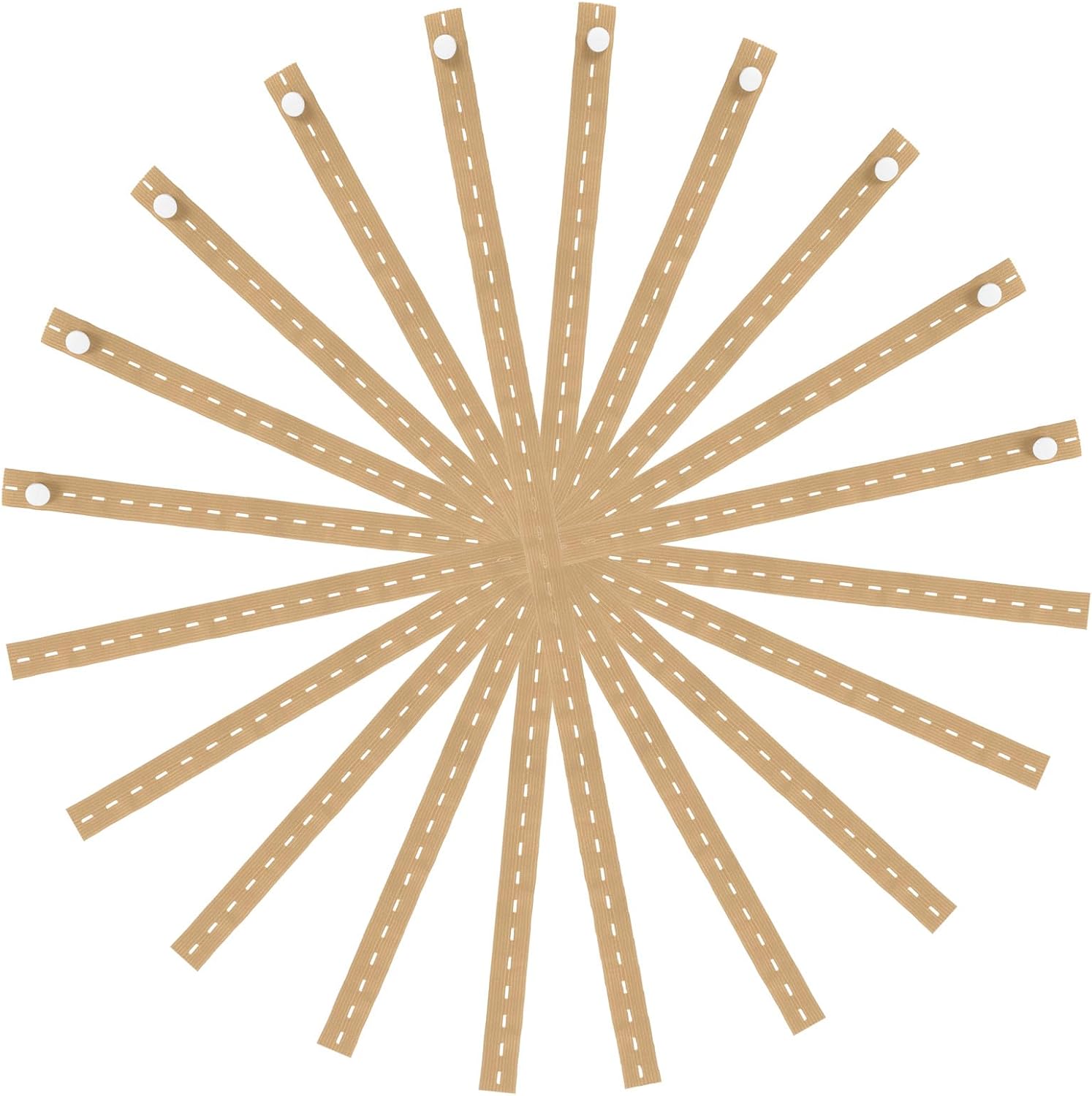 Amazon.com: uxcell Elastic Band with Buttonhole, 10Pcs Clothing Storage ...