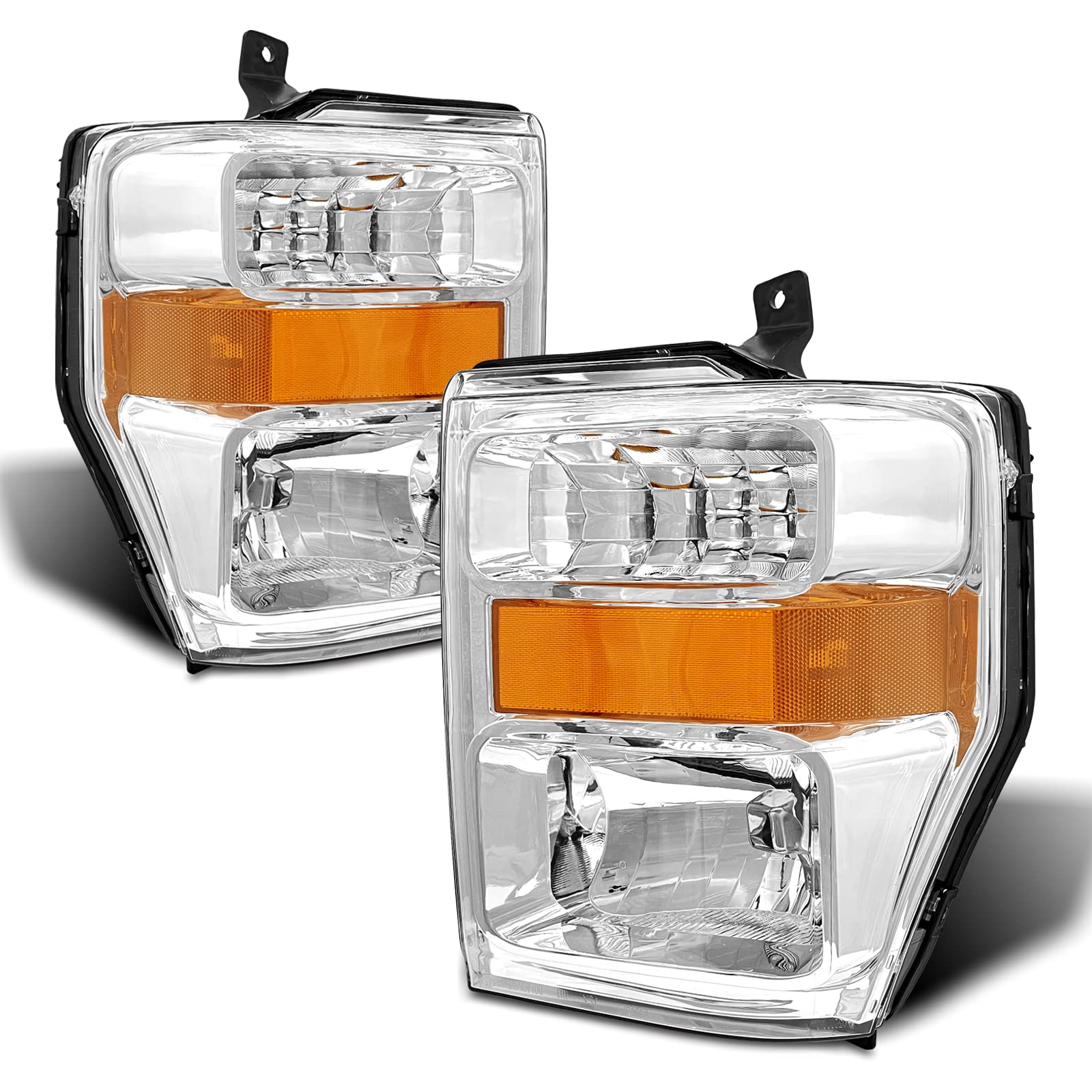 AXLAHA 2008-2010 Ford F250 F350 F450 Headlights Assembly for 2008 2009 ...