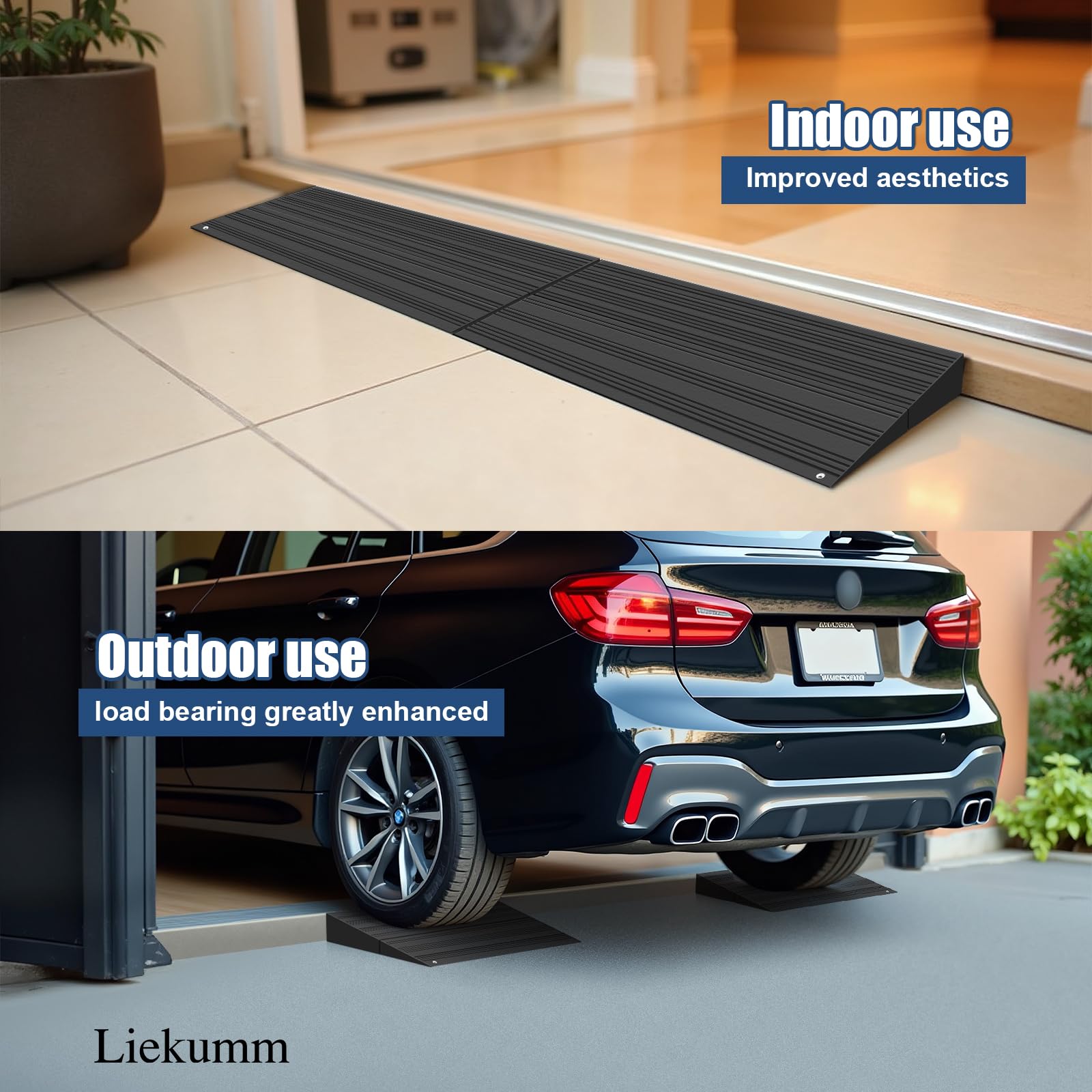Snapklik.com : 1 Inch Aluminum Threshold Ramp, 4400lbs Capacity Ramp ...