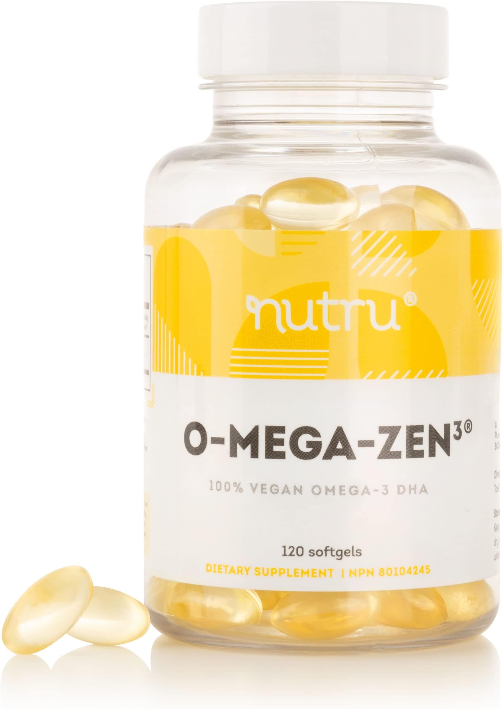 Amazon.com: Nutru O-Mega-Zen3 +EPA Vegan Omega 3 Supplement - Fish Oil ...