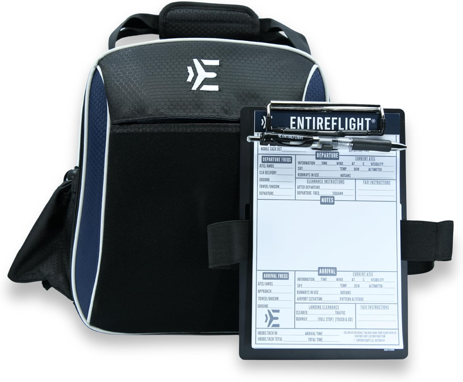 Amazon.com: Pilot Flight Bag and VFR Kneeboard & Notepad Bundle ...