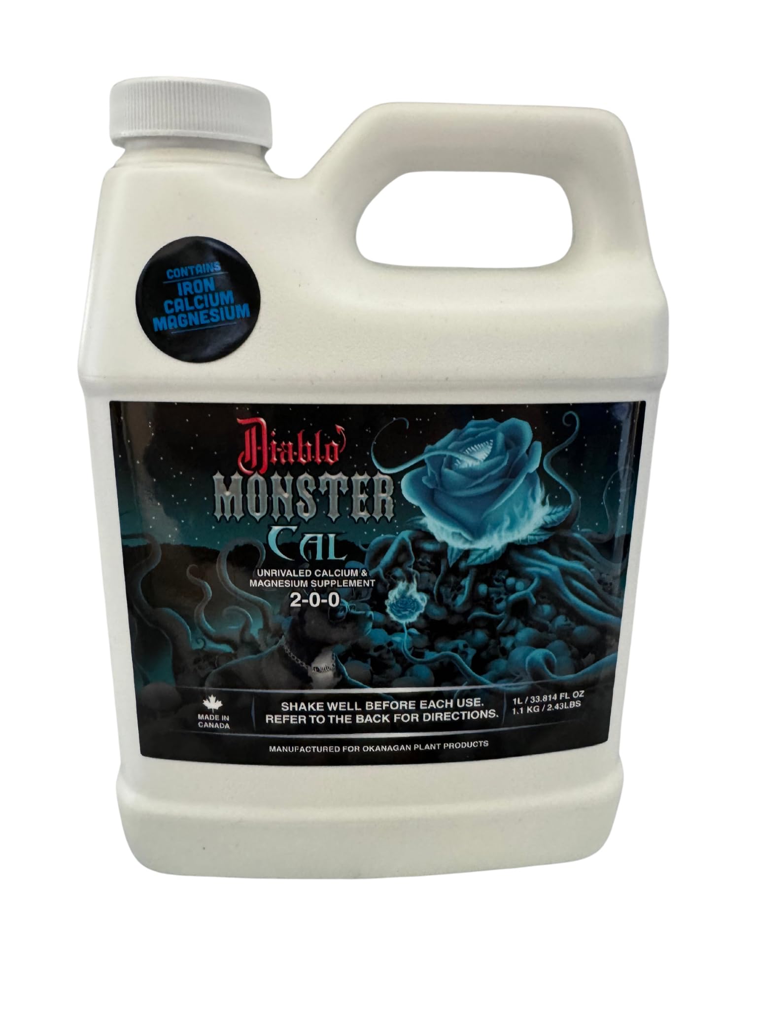 Amazon.com : Diablo Monster Cal 1 Liter Cal Mag Supplement : Patio ...