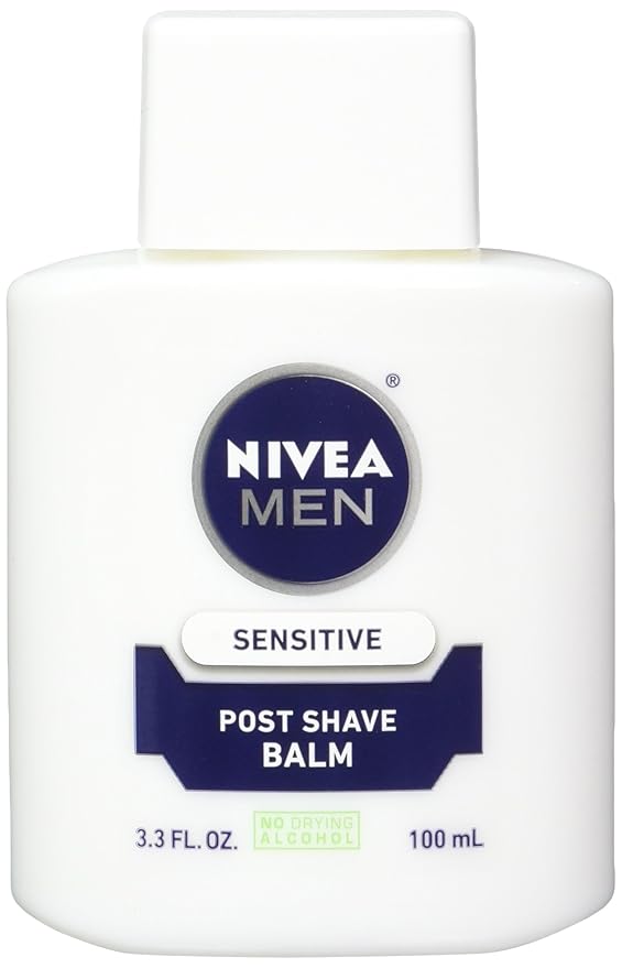 Amazon.com: NIVEA FOR MEN Sensitive Post Shave Balm 3.3 oz : Beauty ...