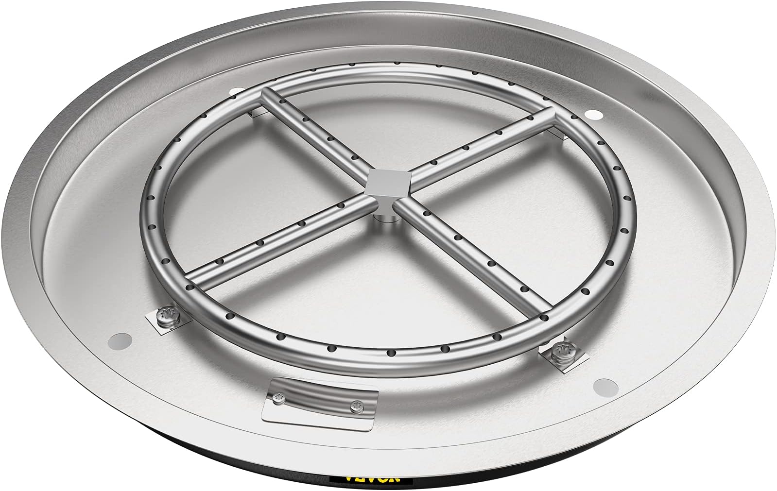Amazon.com: 25" Stainless Steel Fire Pit Pan, Drop-in Fire Pit Pan with ...