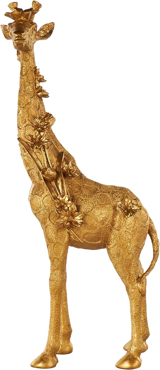 Amazon.com: Deco 79 Resin Giraffe Standing Sculpture with Textured ...