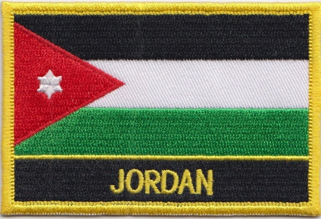 Amazon.com: 1000 Flags Jordan Country Flag Embroidered Blazer Badge ...