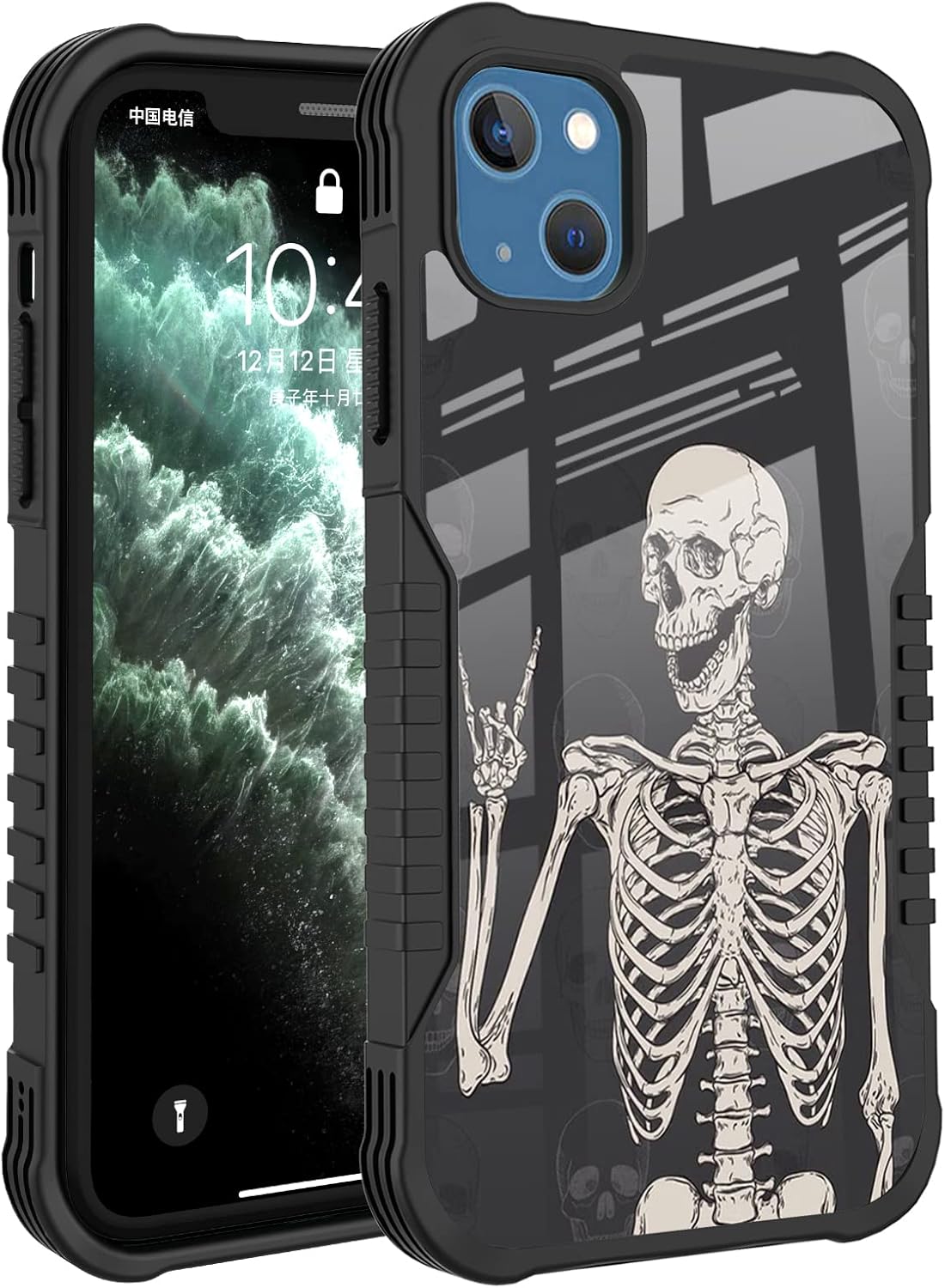 Amazon.com: FJyuanqi Compatible with iPhone 13, 14 Case, Rock and Roll ...