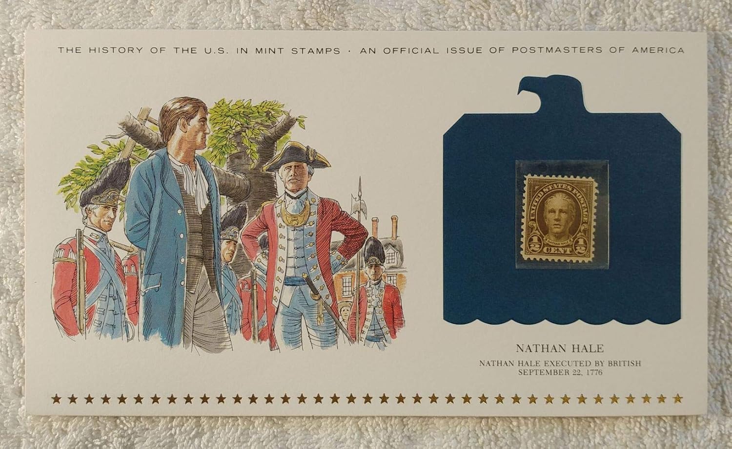 Amazon.com: Nathan Hale - Nathan Hale Executed by British - Postage ...