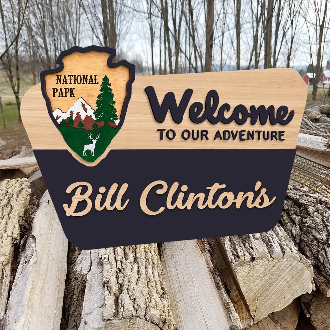 Amazon.com: Personalized Wedding Gift National Park Service Welcome ...