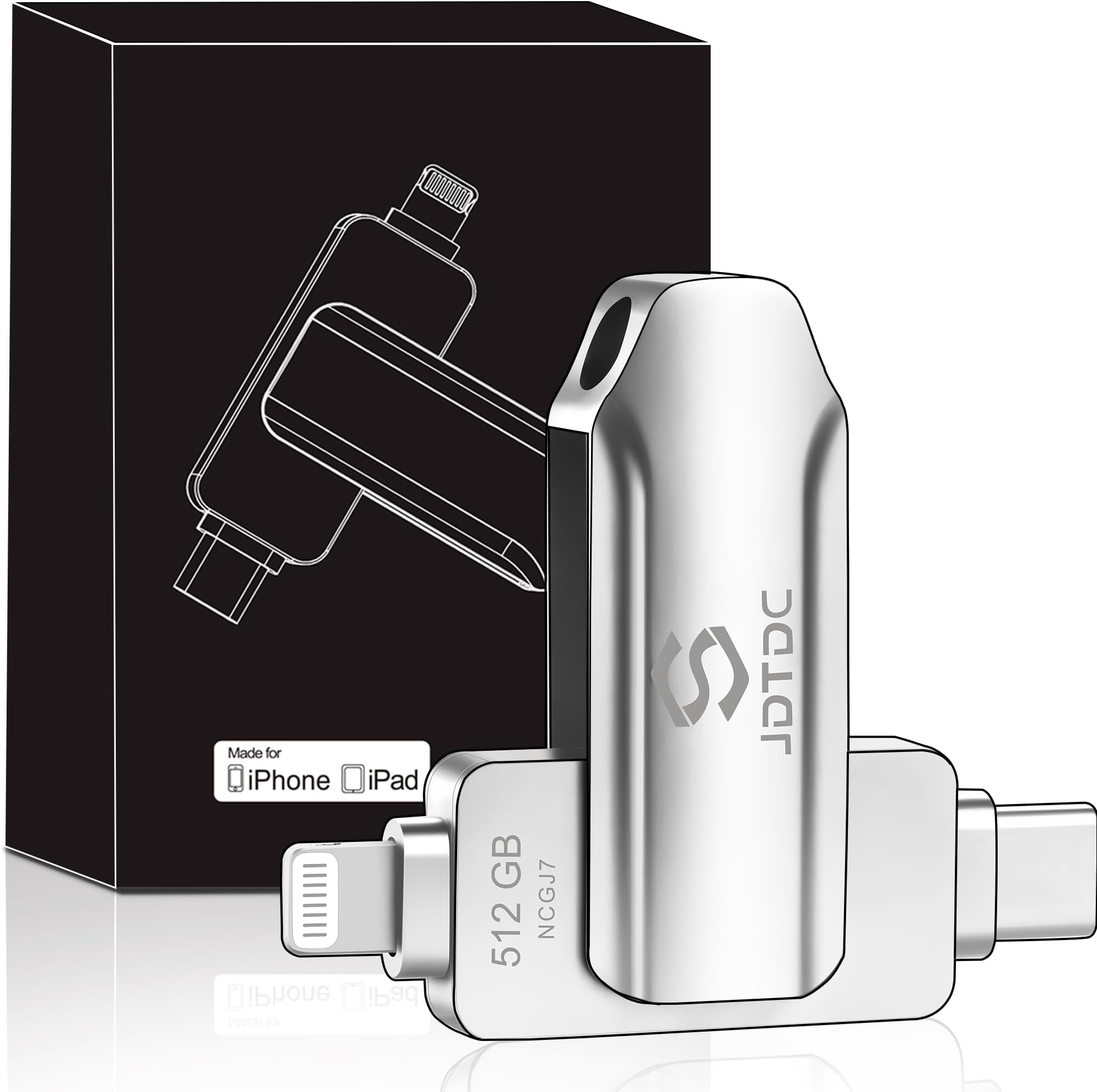 Amazon.com: 【App-le Certified 1T B】 iDiskk Photo Storage iPhone Flash ...