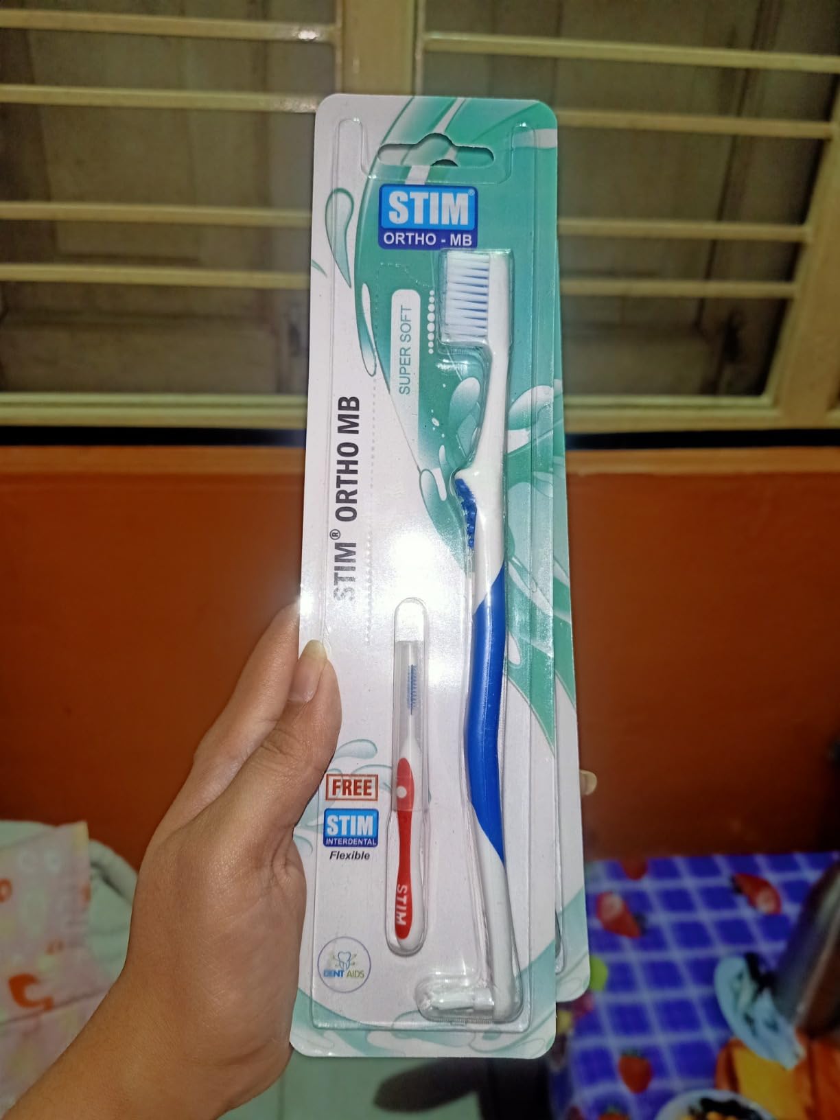 Buy Dr. Dentaids Stim Ortho Mb Orthodontic manual Toothbrush for adults ...