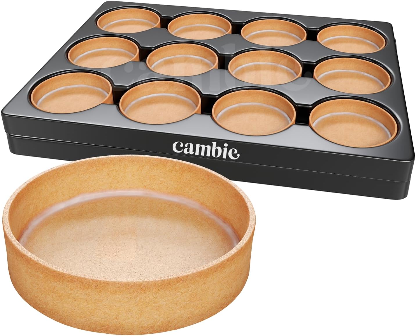 Amazon.com: Paris Gourmet 1.9" Small Round Sweet Tart Shells - 12ct ...