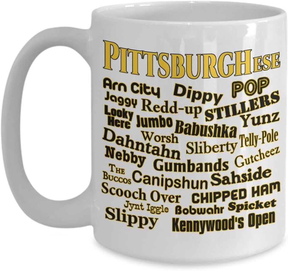 Amazon.com: City of Pittsburgh Inspired Mug, Ceramic Coffee Cup ...