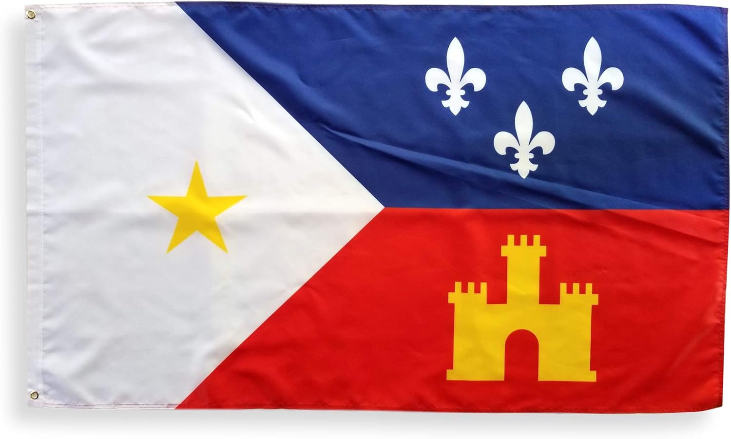 Amazon.com : High Supply 3x5 Foot Acadiana Flag with Two Brass Grommets ...