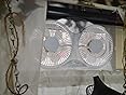 shinic Window Fan with Reversible Airflow Quiet, Twin 9" Blades, Full ...