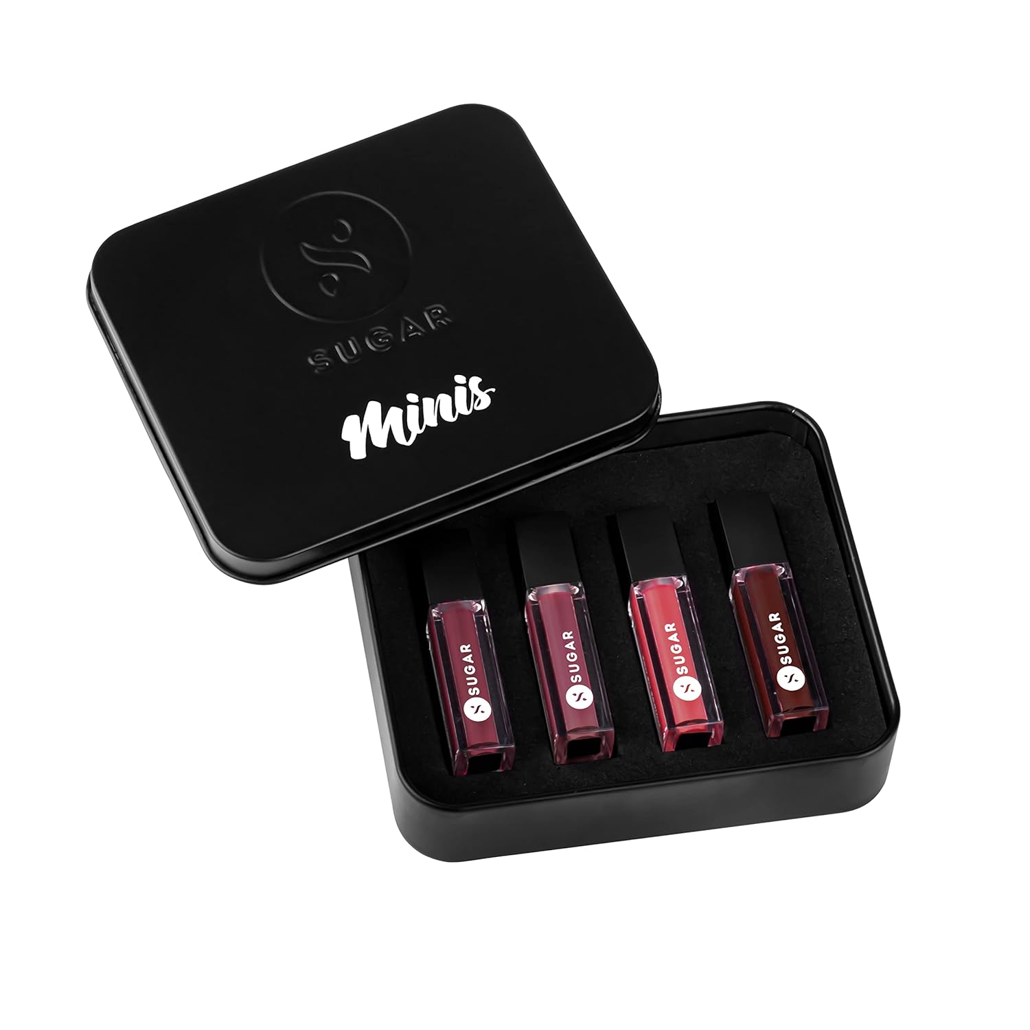 Buy SUGAR Cosmetics Smudge Me Not Liquid Mini Lipstick Set | Nude Set ...