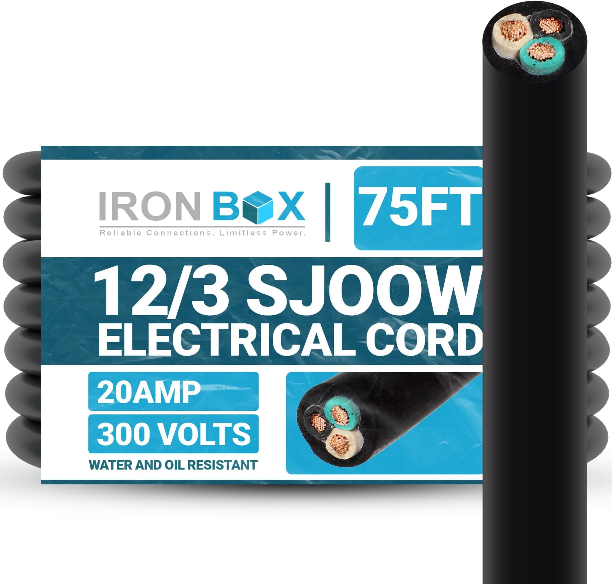 Southwire 55808701 12/3 SJOOW Flexible Portable Cord, 250' - Amazon.com