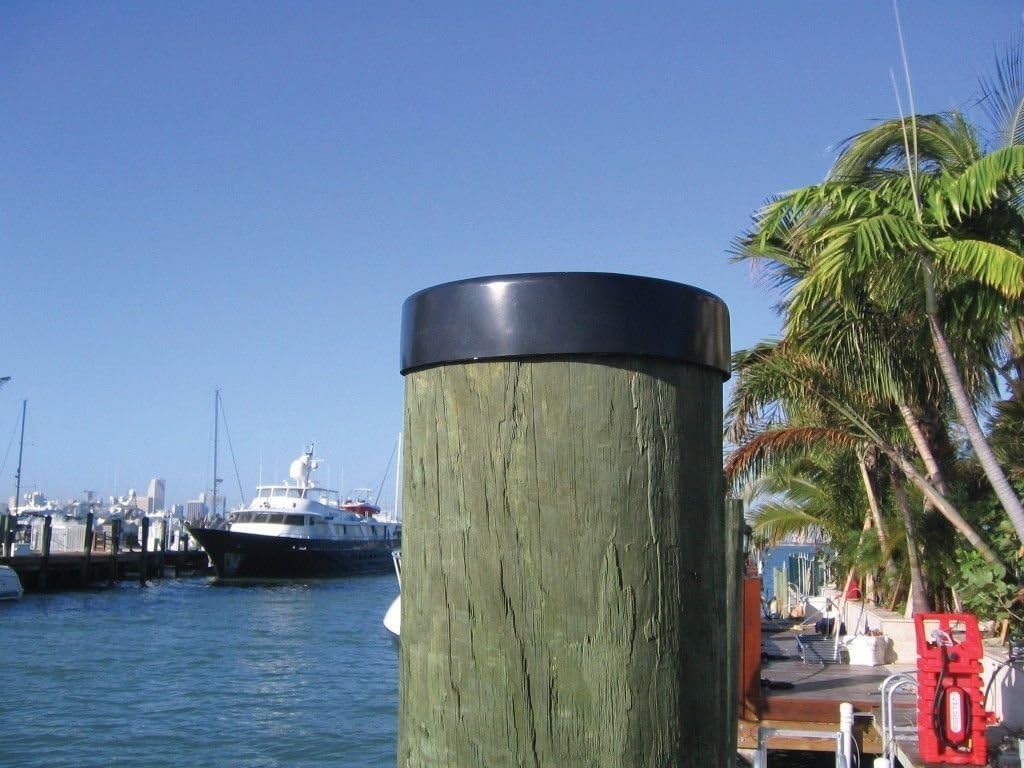 JSP Manufacturing Marine Dock Piling Cone Cap Boat Pylon Edge Post Head ...