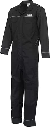 JCB Trade Coveralls Mens Knee Pad Heavy Duty Overalls Boilersuit Work ...