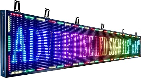 Amazon.com : P10 Outdoor Full Color Programmable LED Signs with WIFI ...