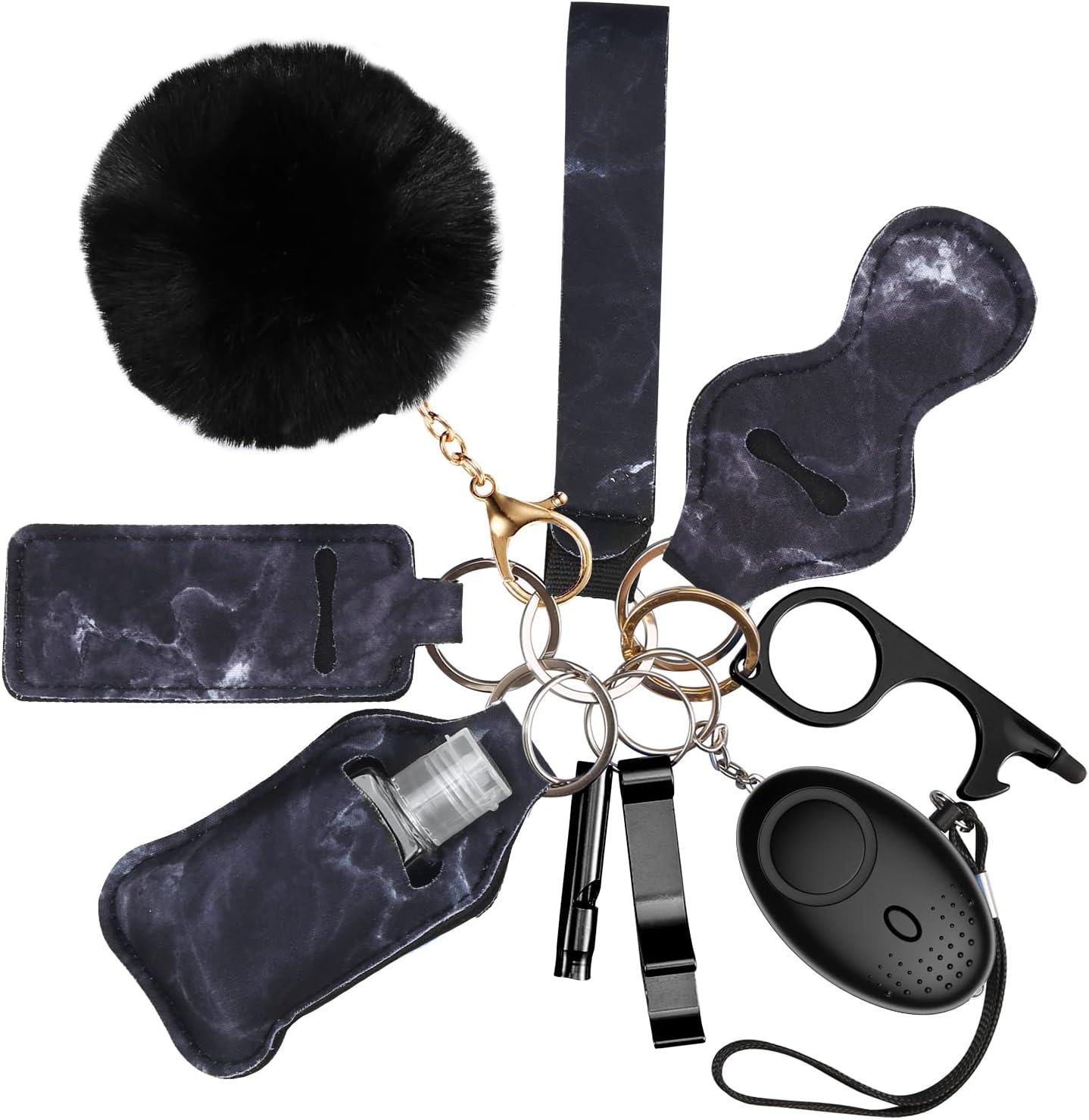 Amazon.com: AMIR Safety Keychain Set for Women with Personal Safety ...