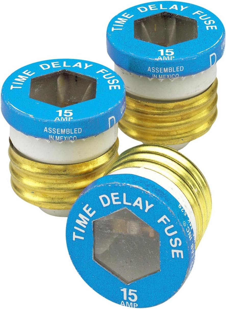 Leviton 7942-15 15 Amp Time Delay Plug Fuse - Electric Plugs - Amazon.com