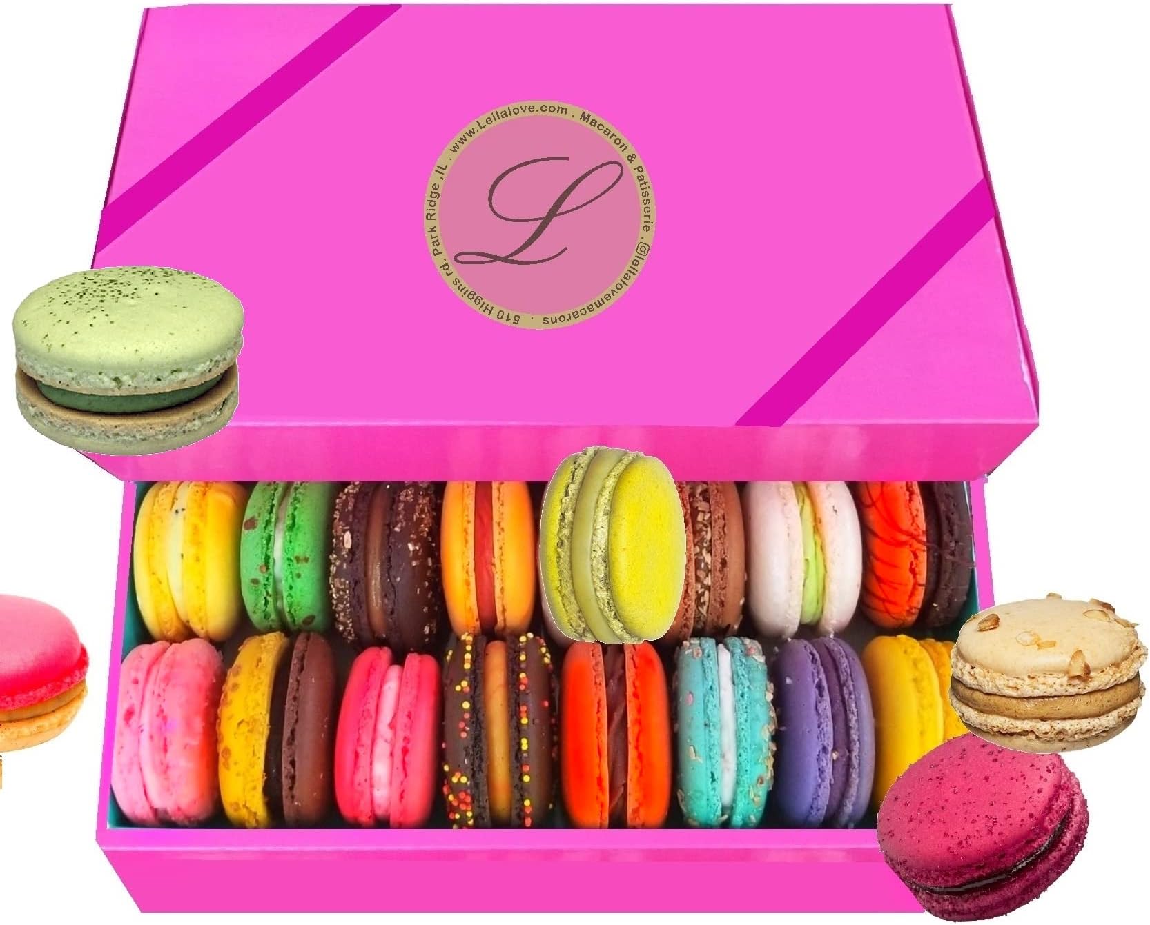 Amazon.com : Leilalove Macarons - Mademoiselle de Paris Collections of ...