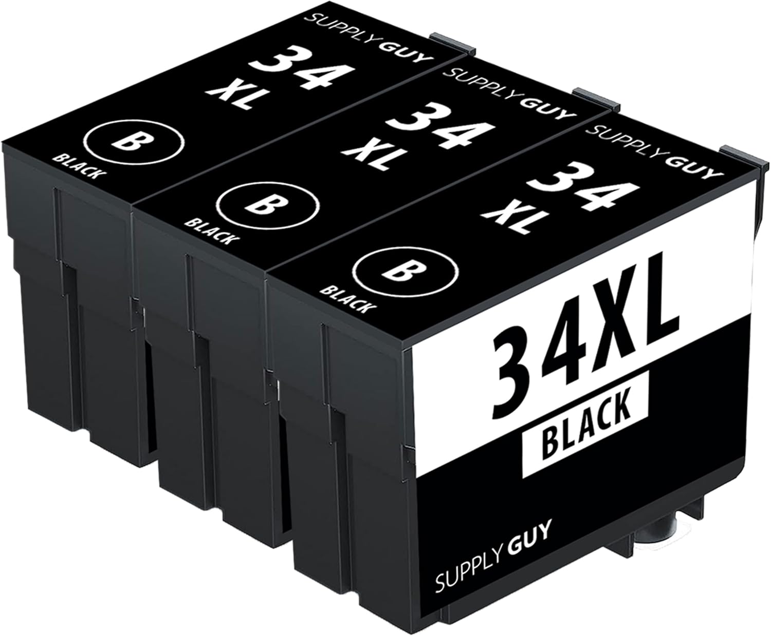 Supply Guy 3 Ink cartridges compatible with Epson 34XL / 34 XL for WF ...