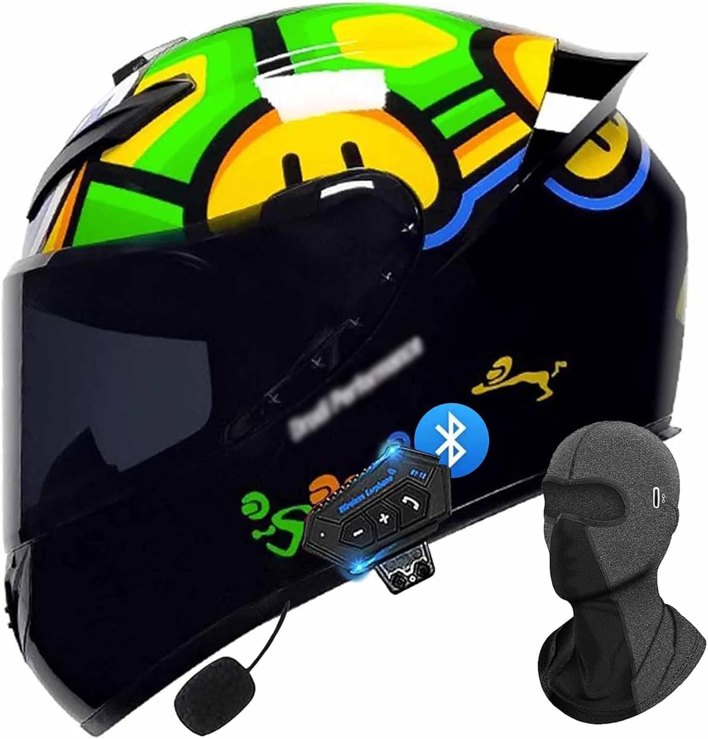 ECE Approved Full Face Integrated Motorcycle Helmets Racing Mountain ...