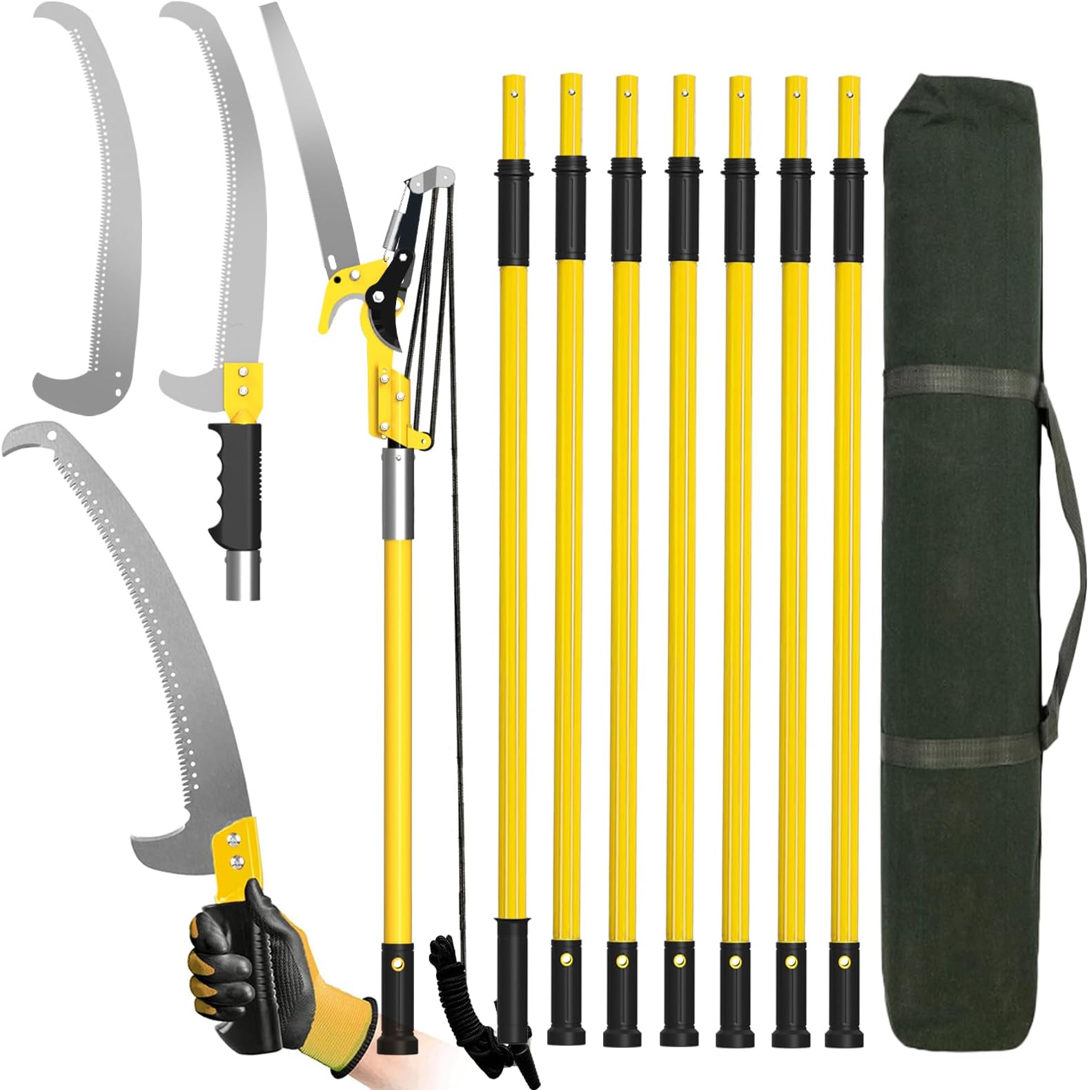 Amazon.com: Fiskars 7-16 ft. Extendable 2-in-1 Pruner and Pole Saw For ...