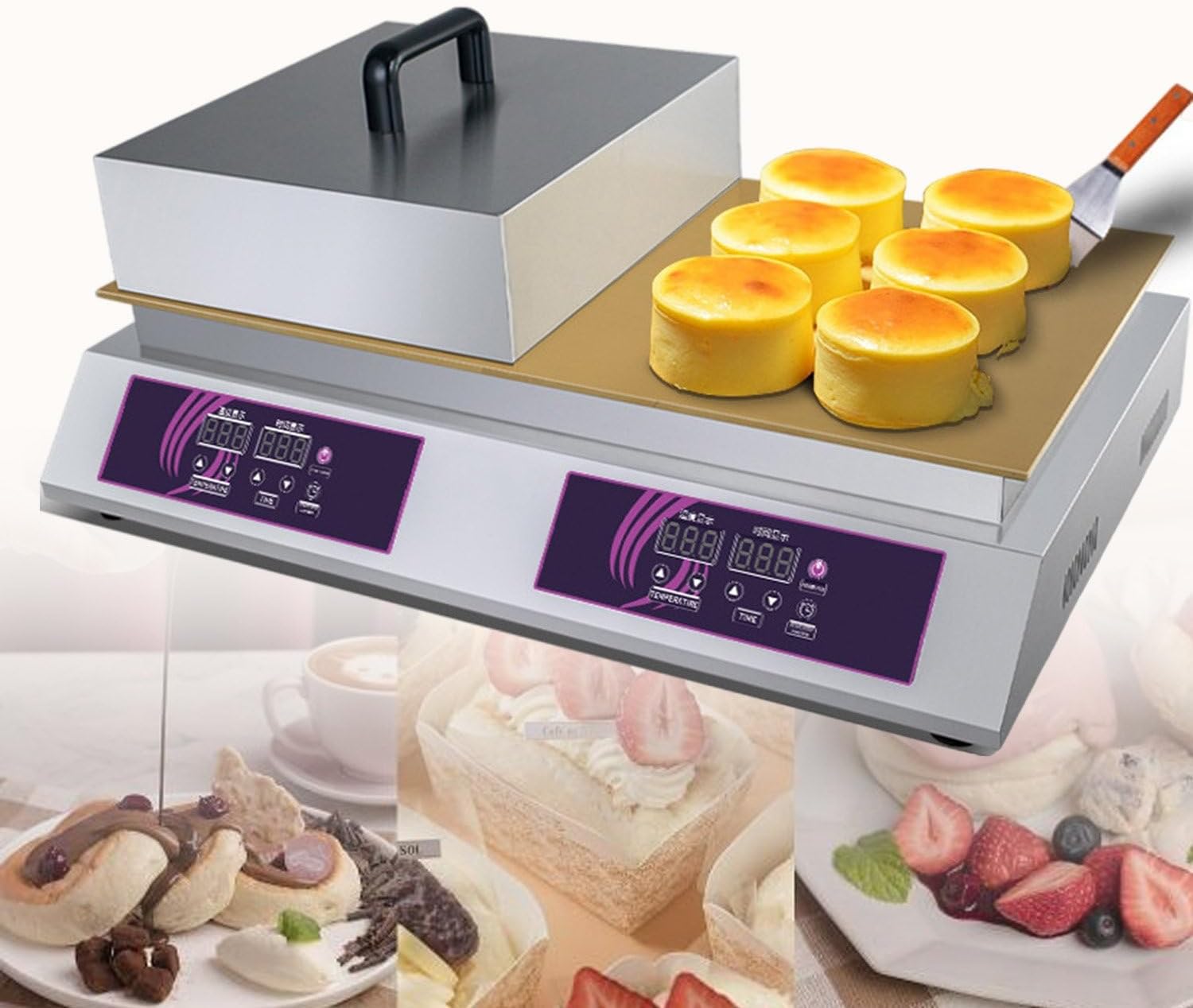 Amazon.com: YMAOMAO Electric Souffle Making Machine, Electric Dorayaki ...