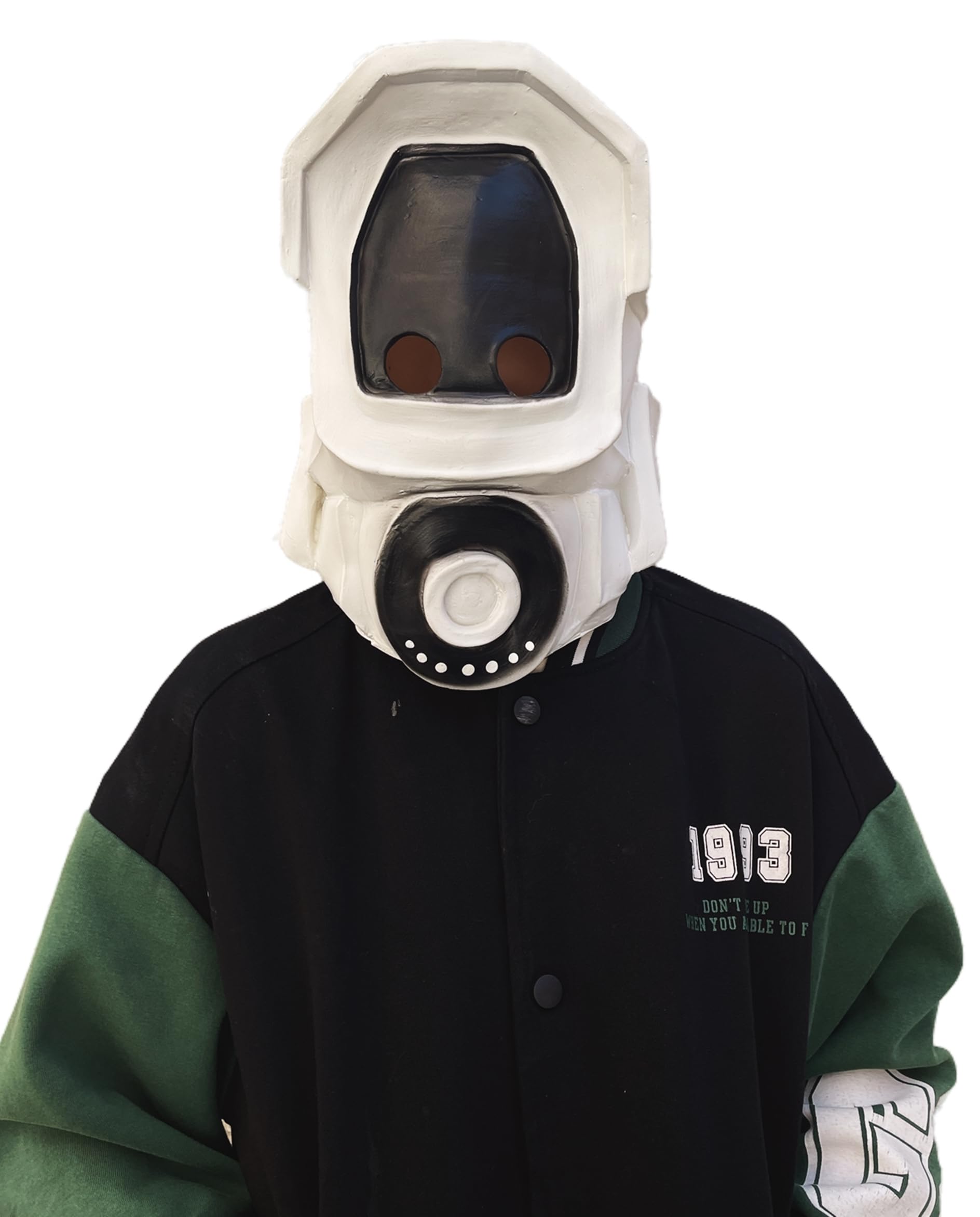 Amazon.com: Halloween Camera man head Cosplay Mask Speaker TVMan Face ...