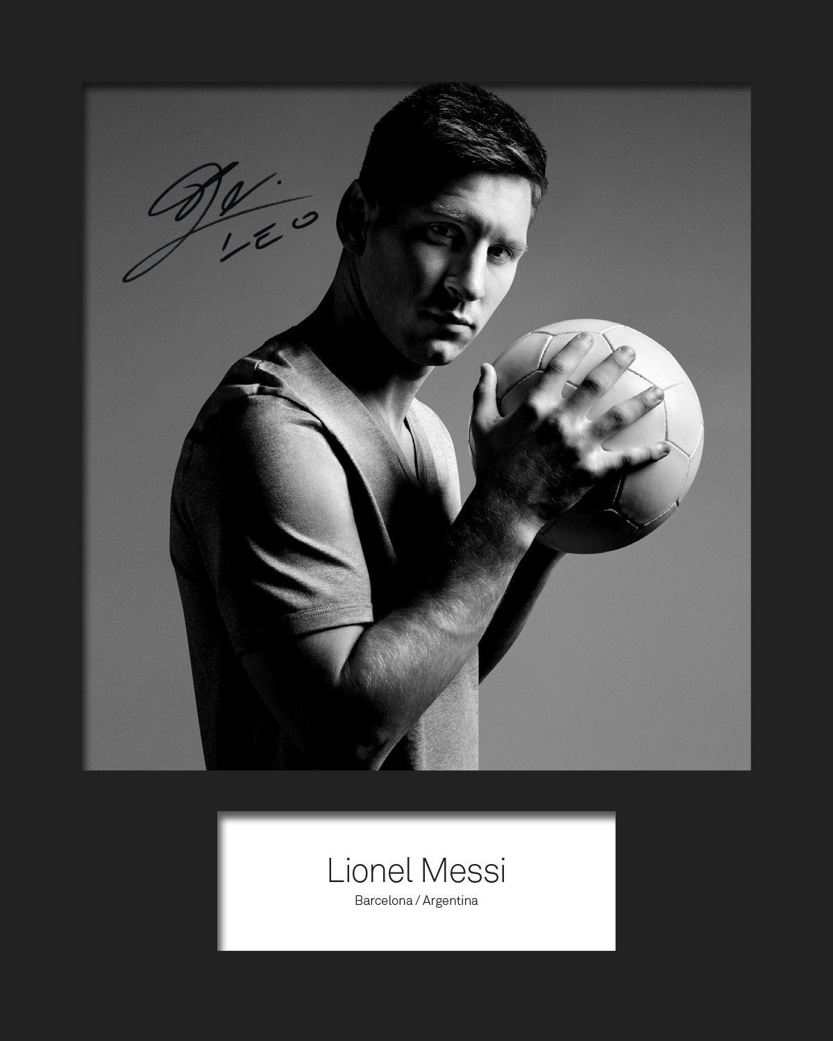 Buy LIONEL MESSI - BARCELONA #6 | Signed ed Photo Reprint | 10x8 Size ...