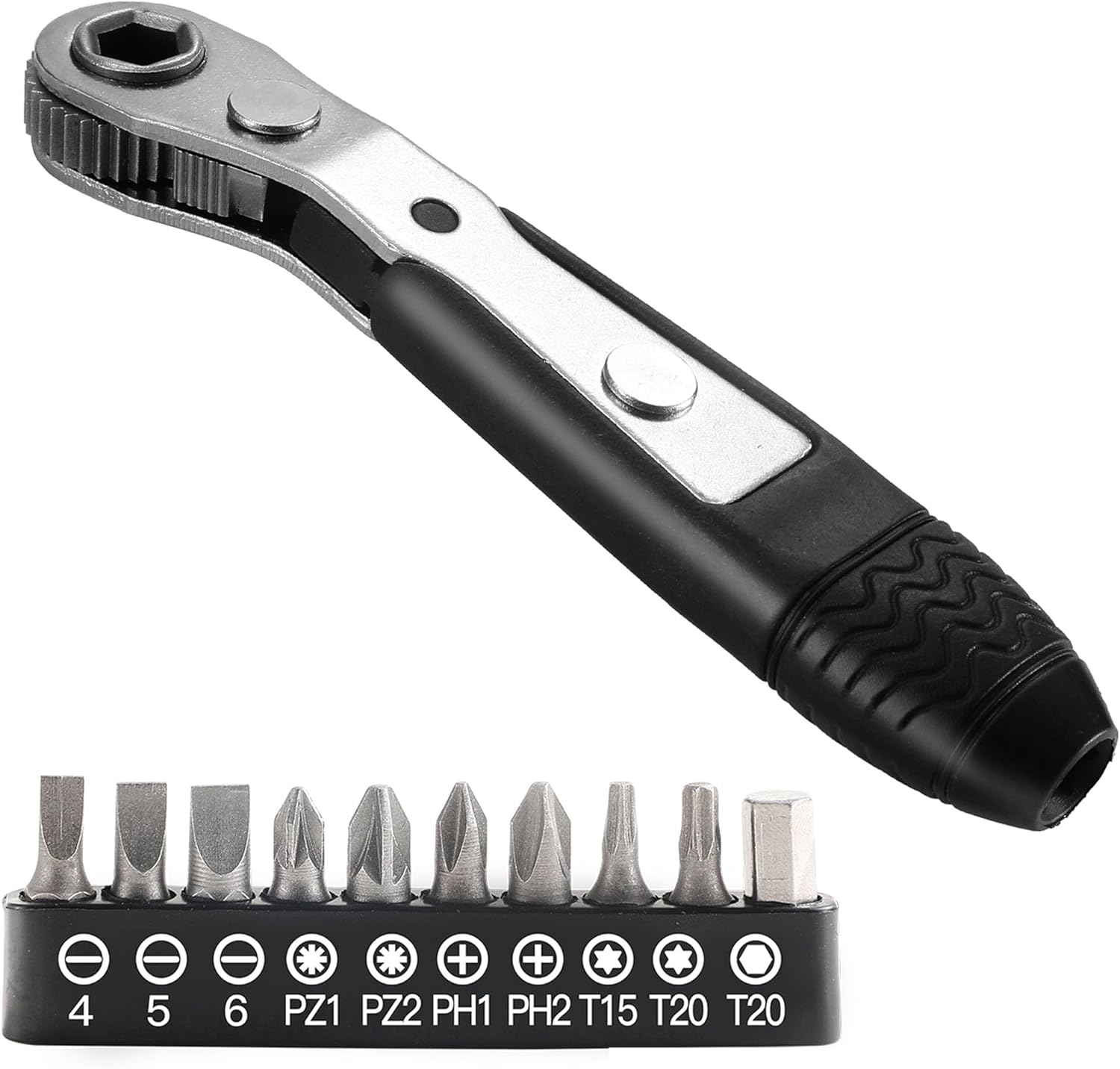 Amazon.com: Oruiiju 11-Piece Mini Ratchet Screwdriver Set - 1/4 Ratchet ...