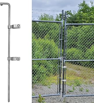 Amazon.com: 32 X 1-5/8 Chain Link Gate Drop Rod, Heavy Duty Galvanized ...