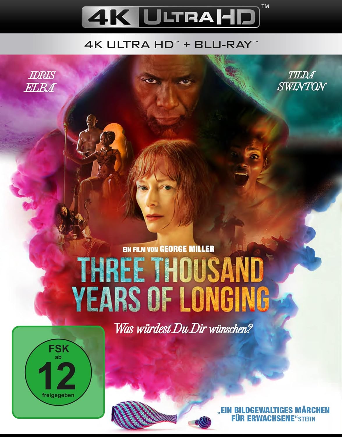 Amazon.co.jp | Three Thousand Years of Longing UHD Blu-ray: 4K Ultra HD Blu-ray + Blu-ray DVD・ブルーレイ