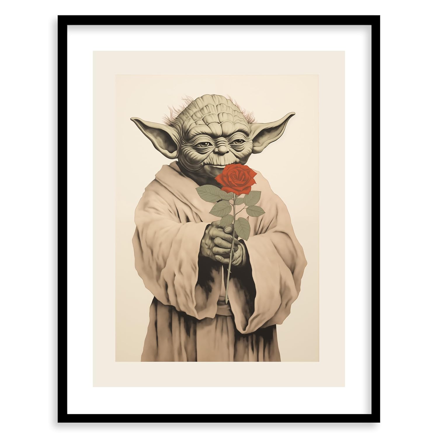 Amazon.com: Star Wars Love - Premium Giclee Fine Art Prints - Aesthetic ...