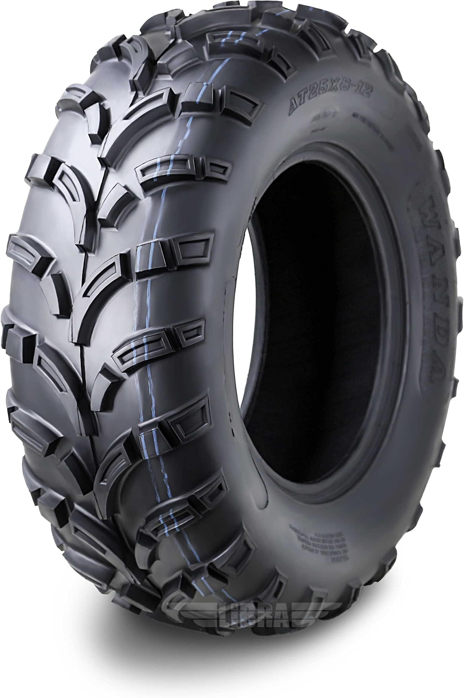 Amazon.com: WANDA One UTV/ATV Tire 25x8-12 25x8x12 /6PR P373 Lit Mud ...