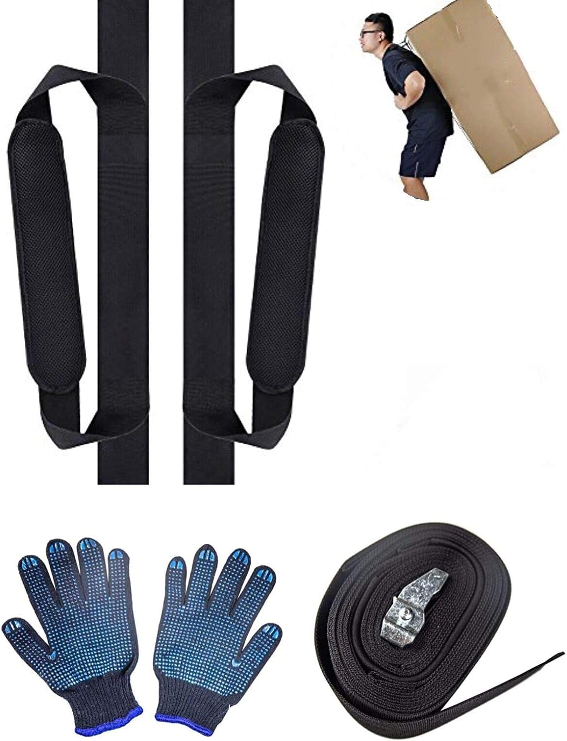 Moving and Lifting Straps for One Person, Single Lifting and Moving ...