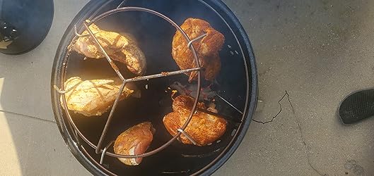 Amazon.com : Hunsaker Smokers Rib Hanger Set for 18.5" WSM - 12 S ...