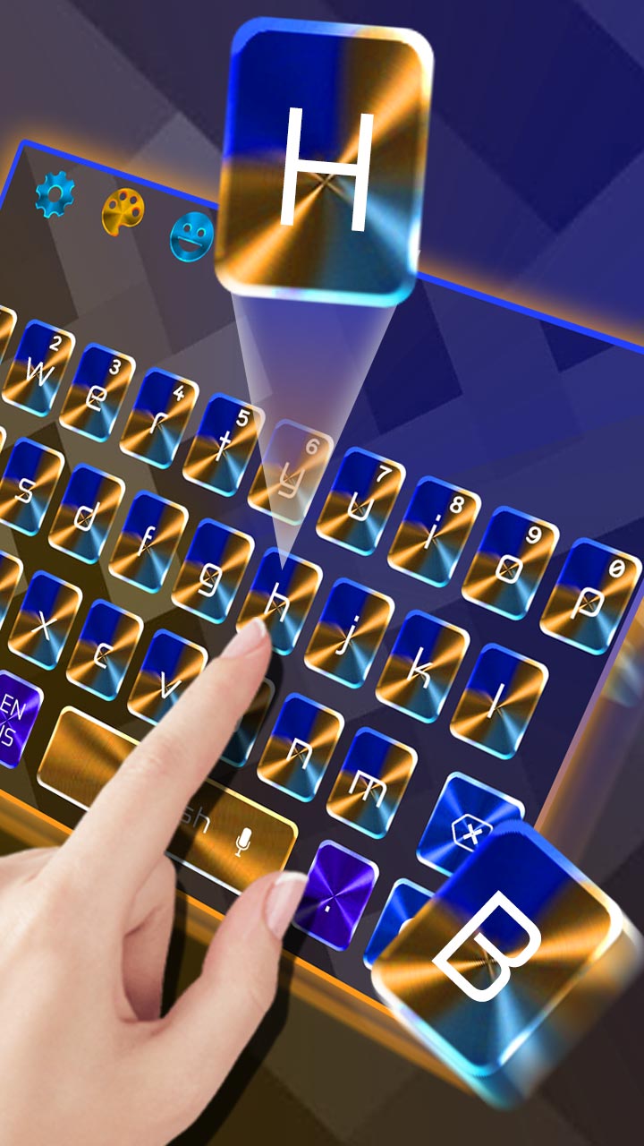Colorful Metal Keyboard Theme - App on Amazon Appstore